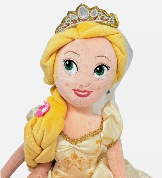 DISNEY TANGLED EVER AFTER - RAPUNZEL BRIDE & FLYNN RIDER PLUSH DOLLS ...