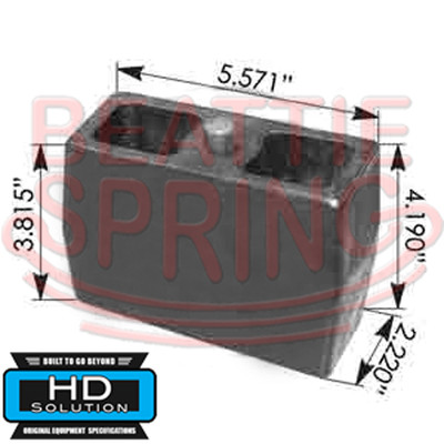 4 inch Leaf Spring Lift or Lowering Blocks 4" | eBay