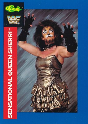 Sensational Queen Sherri 1991 Classic WWF Superstars Card #56 WWE ...