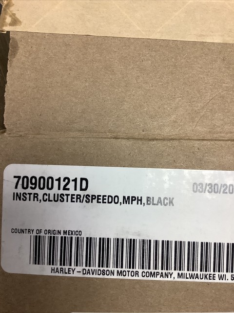 2014 Harley Instrument Cluster Speedometer Techno Meter MPH 70900121 ...