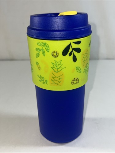 Tupperware ECO To Go Travel Cup Tumbler 16oz 490ml Blue | eBay