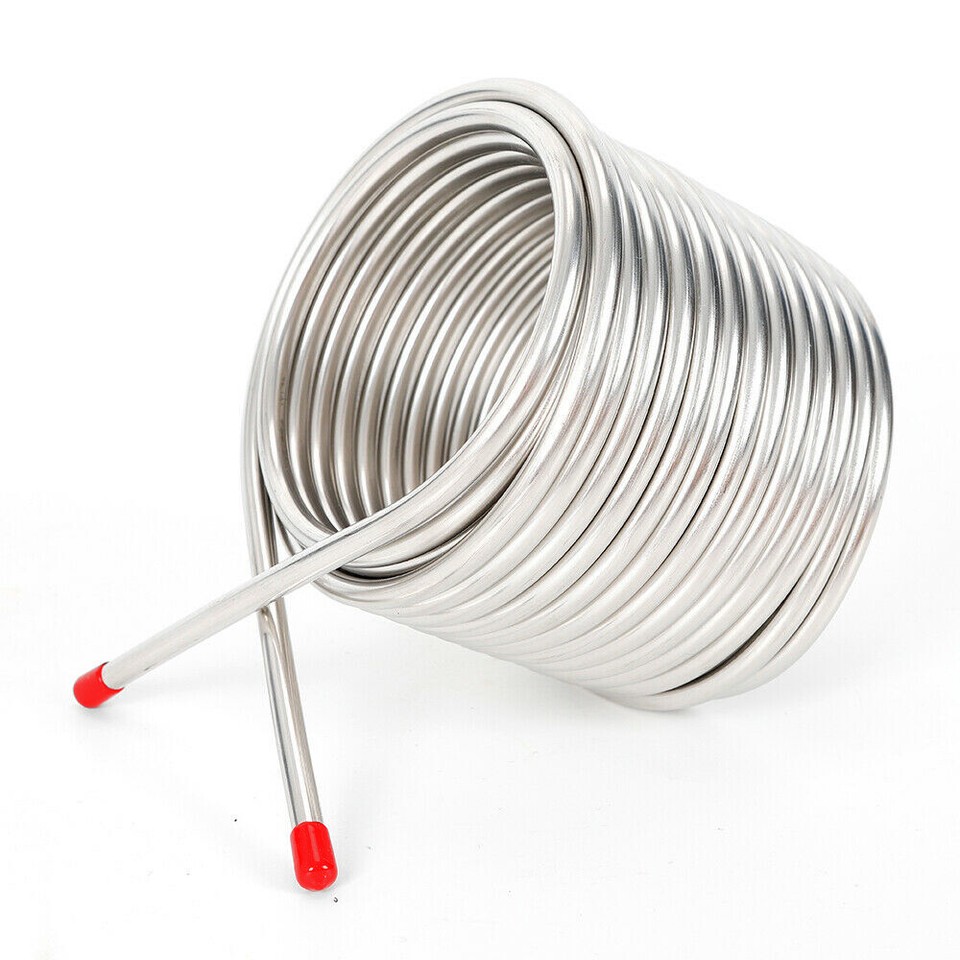 50' Stainless Steel Wort Chiller Coil Homebrew Immersion Chiller ...
