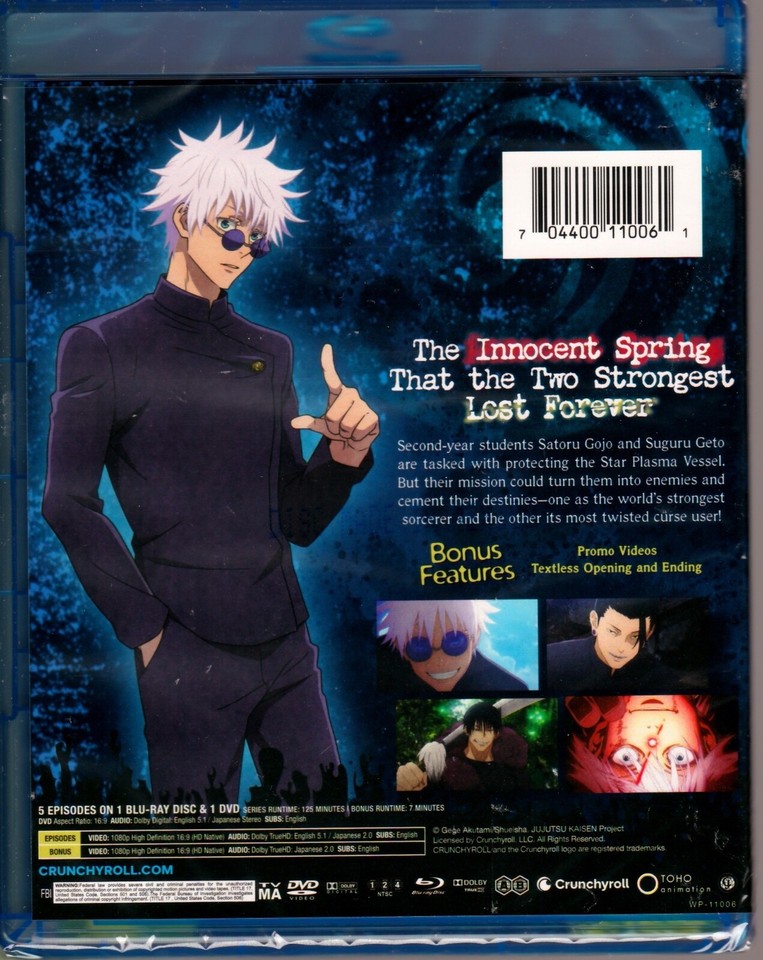 JUJUTSU KAISEN HIDDEN INVENTORY/PREMATURE DEATH (5 Episodes) BLURAY ...