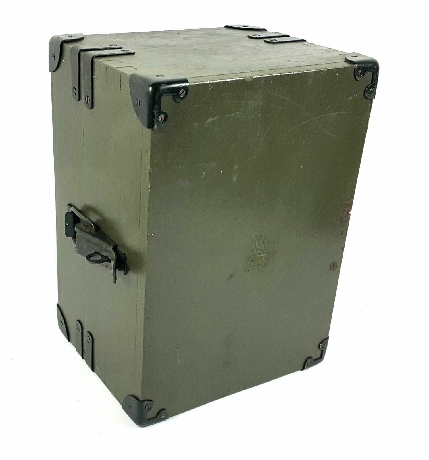 MILITARY VINTAGE WOOD CASE BOX CONTAINER EMERGENCY FIELD SURVIVAL BOX ...