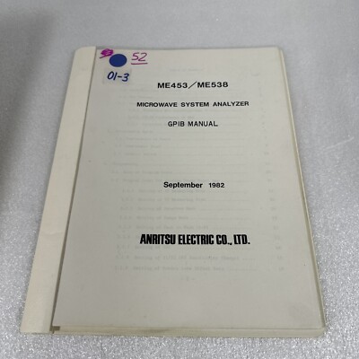 Manuals & Books - Analyzer Model