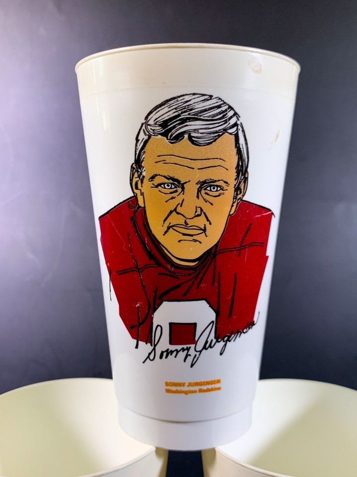 1970’s Slurpee 3 Cups 7-11 Amoco Washington Redskins Football NFL Lot ...