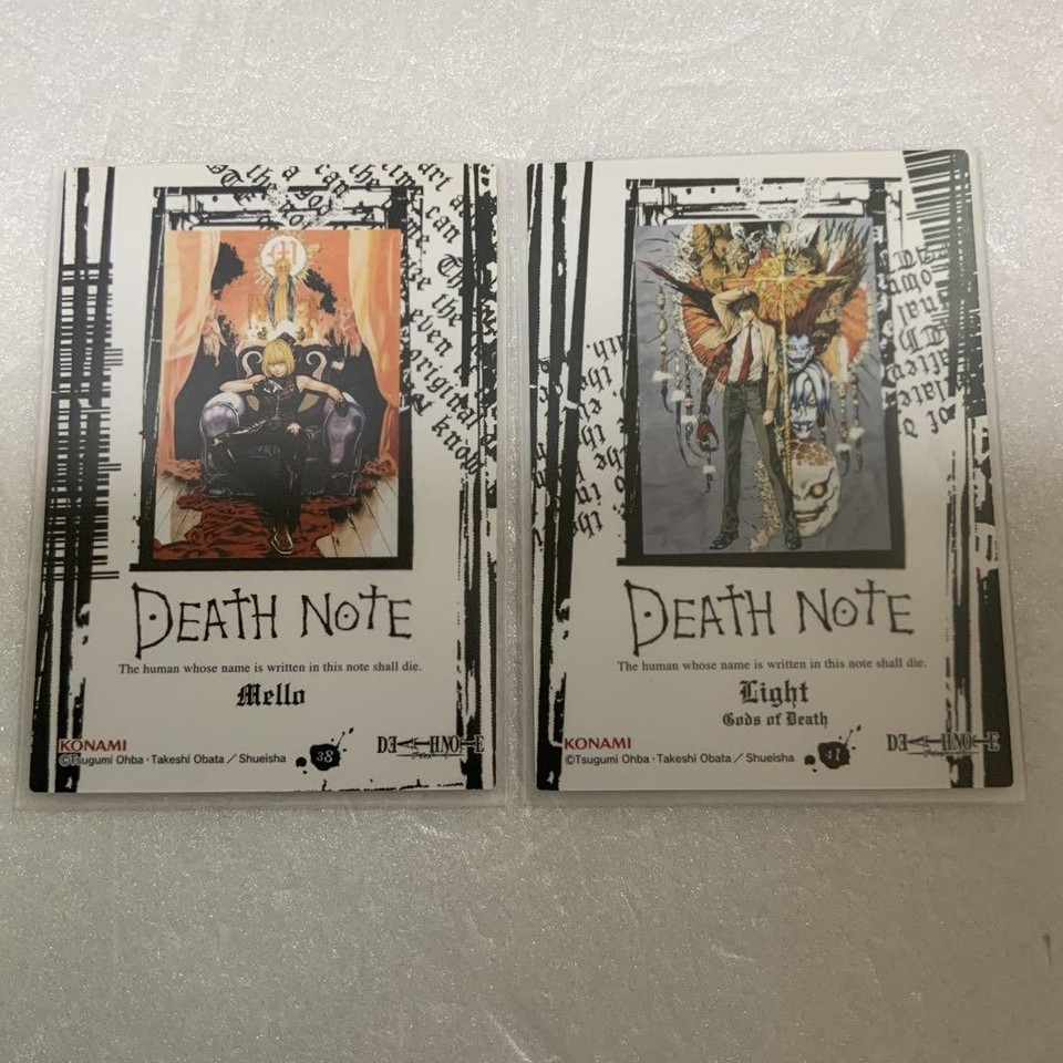 Konami Death Note Trading Card Special Rare 38 41 Original Art TCG Rare SR | eBay