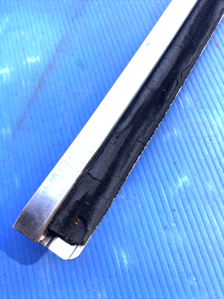 1967 68 69 A BODY BARRACUDA DOOR GLASS STAINLESS CHROME MOLDING TRIM RH ...
