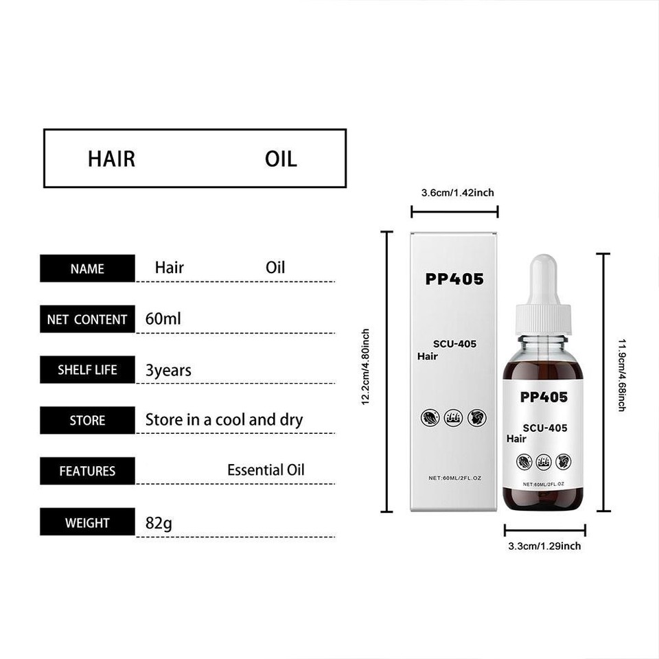 PP405 Hair Care Anti-Hair Loss Fast Absorbing and Non-Greasy 60ml ...