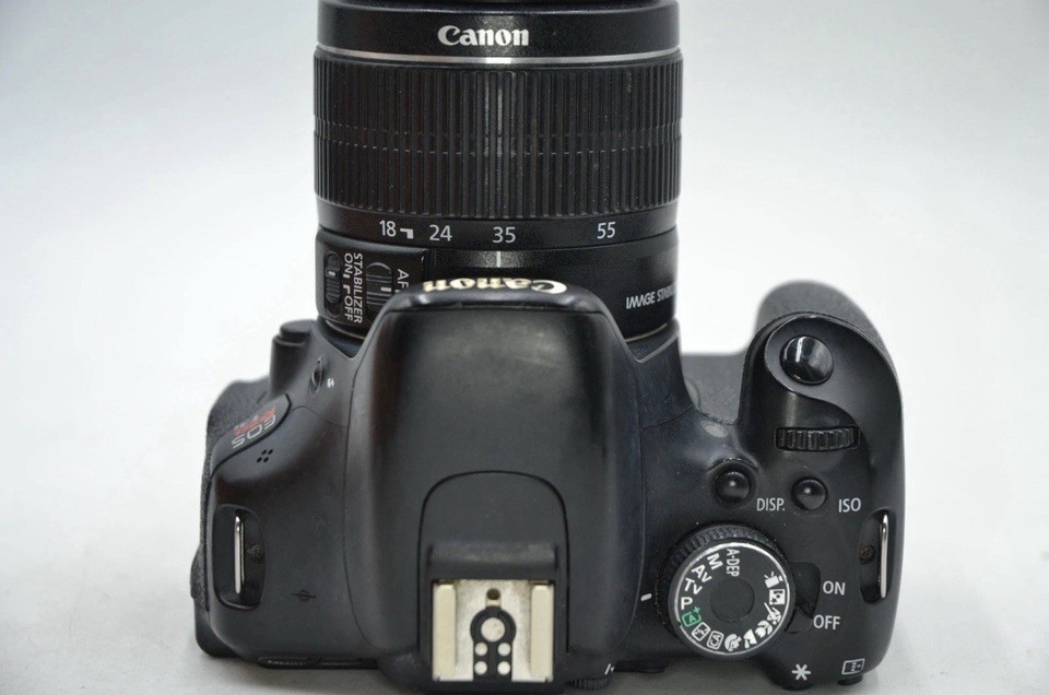 Canon EOS Rebel T3i Digital SLR Camera, 18-55mm Canon Lens, Battery And ...