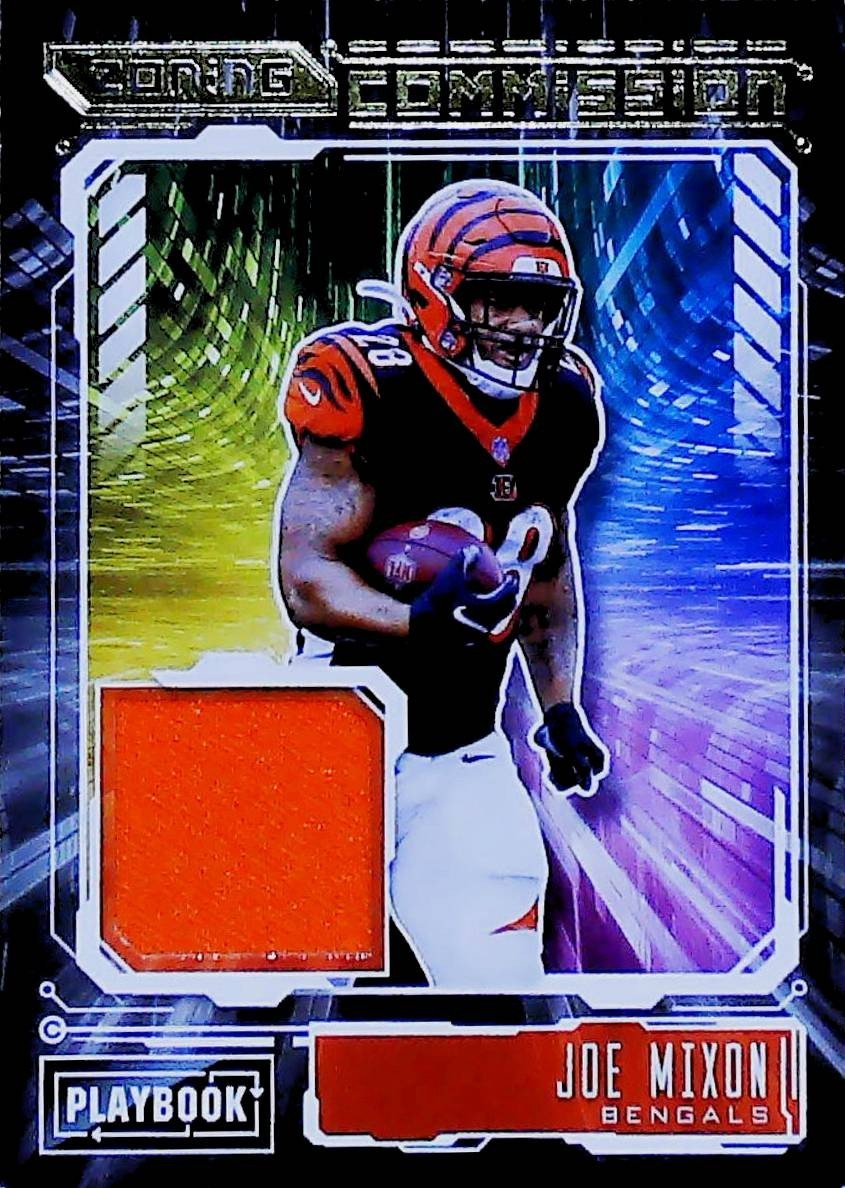 2021 Panini Playbook Zoning Commission Material Joe Mixon #ZC-JMII | eBay