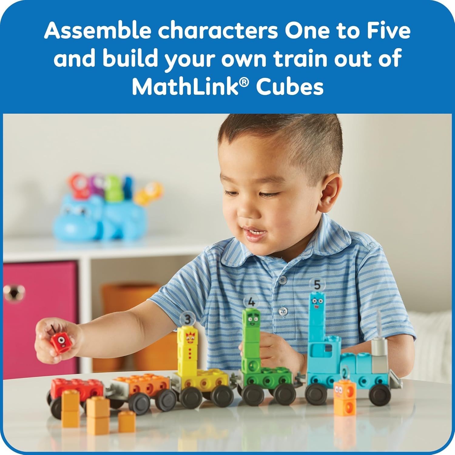 Numberblocks Express Train Mathlink Cubes Activity Set, Preschool ...