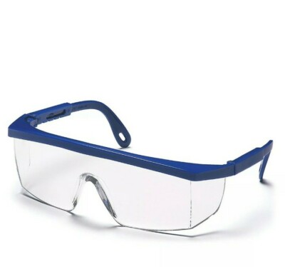 PYRAMEX 10 PAIRS SAFETY GLASSES BLUE CLEAR LENS LAB EYEWEAR | eBay