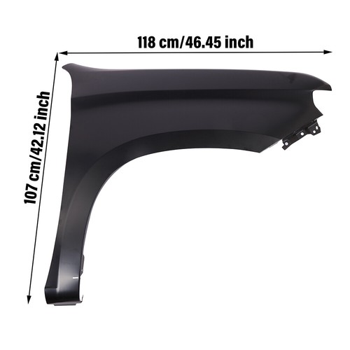 Front Right Side Fender Panel for 2019-2023 Chevrolet Chevy Silverado ...