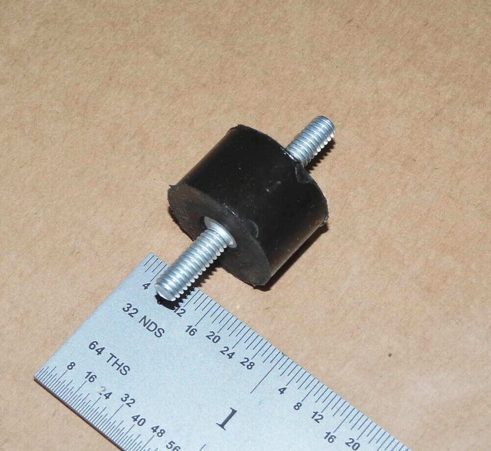SORBOTHANE RUBBER SHOCK ABSORBING STUD MOUNTS THREADED #8-32 MALE EX ...