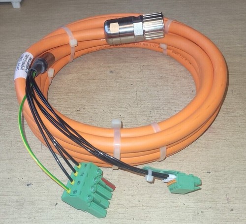 New Rexroth R911310648 Power Cable Motor 5M RKL4302/005,0 | eBay