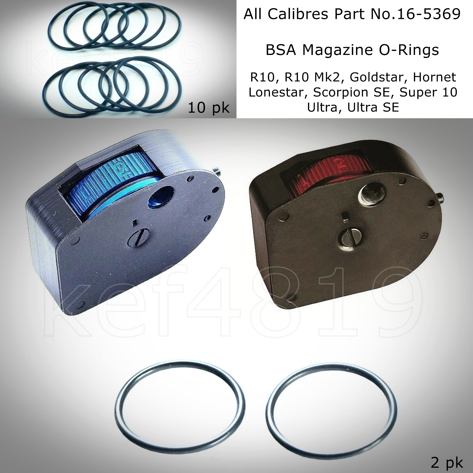 COMPATIBLE BSA R10, HORNET, SCORPION, SUPER 10, & ULTRA MAGAZINE O ...