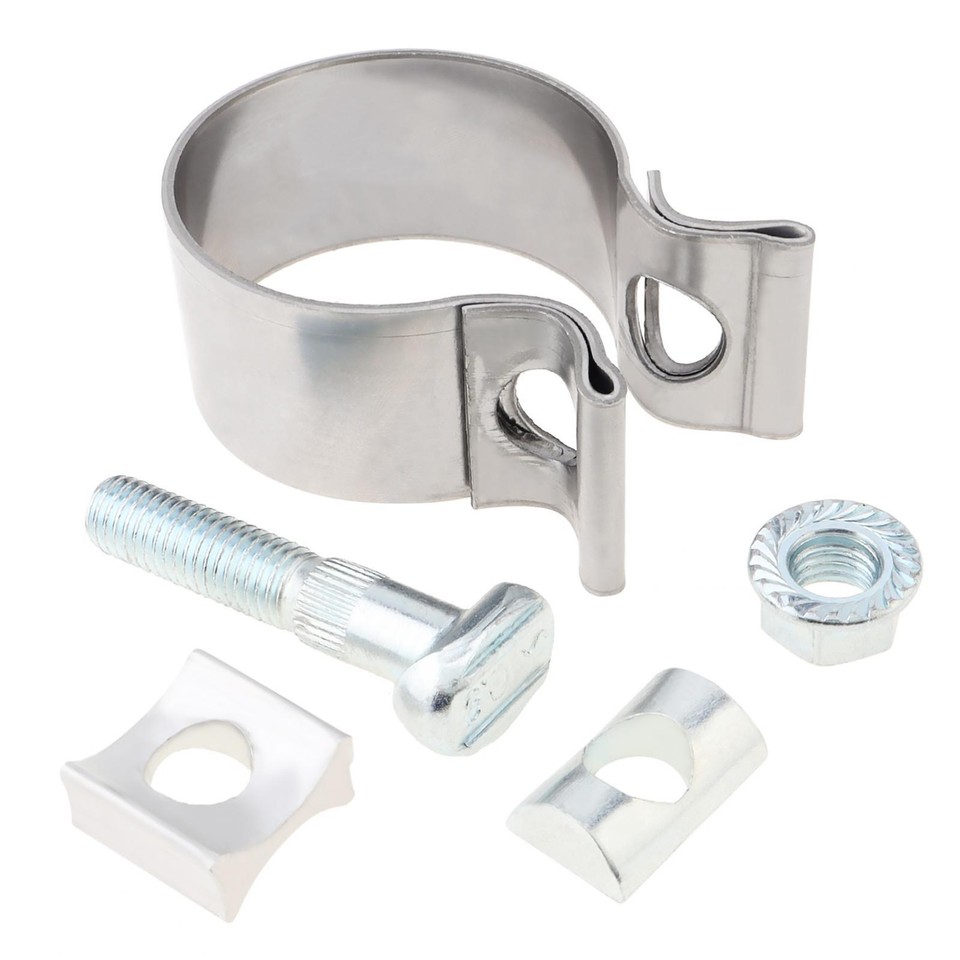Necessary for Pipes Muffler Clamp 2 Inch Stainless Steel Pipe Clamp ...