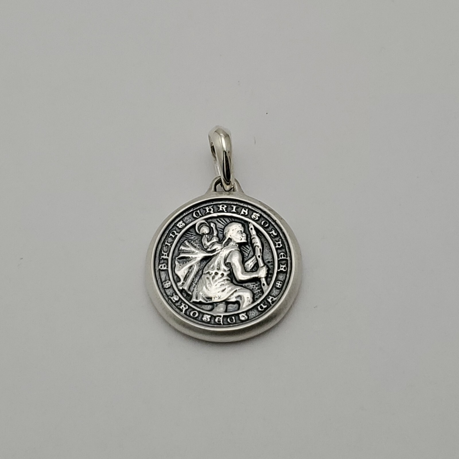 David Yurman St. Christopher Amulet Pendant in Sterli… - Gem