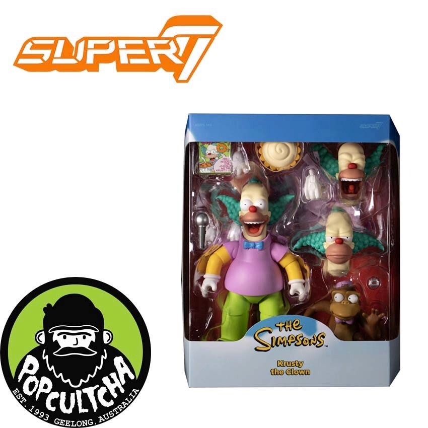 Krusty The Clown Dead Super7's Simpsons Ultimates Krusty The Clown