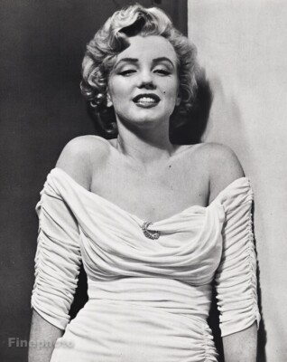 1952/72 Vintage MARILYN MONROE By PHILIPPE HALSMAN Movie Actress Photo ...