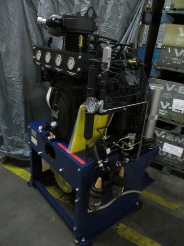 3M SCOTT SAFETY 6000psi BREATHABLE AIR COMPRESSOR 15hp CONTROLLER HUSH ...