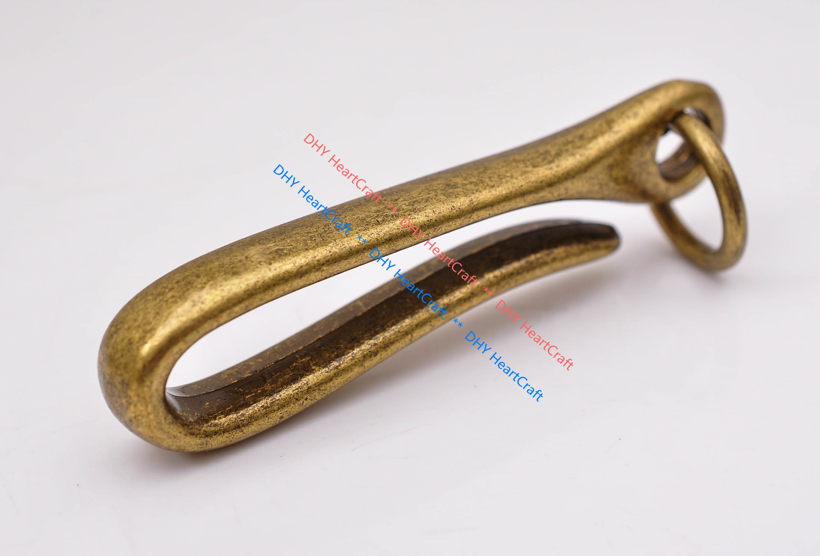 5pc Heavy Quality KeyChain Pocket Key Chain Clip Fish U Hook Antique ...