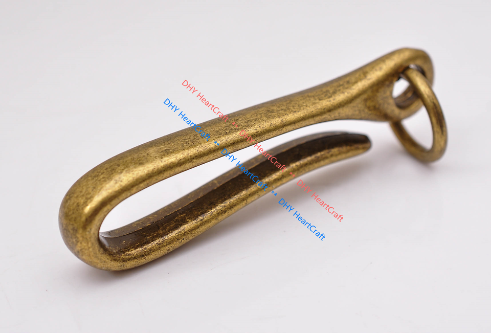 5pc Heavy Quality KeyChain Pocket Key Chain Clip Fish U Hook Antique ...