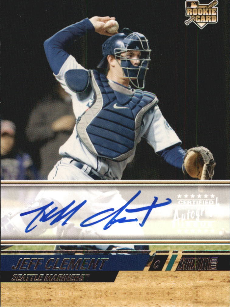 2008 Stadium Club #168 Jeff Clement EXCH A Auto - NM-MT+ | eBay