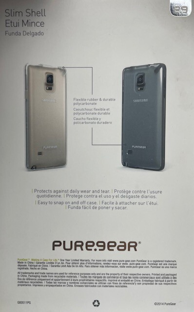 PureGear Slim Shell Case for Samsung Galaxy Note 4 - Clear | eBay