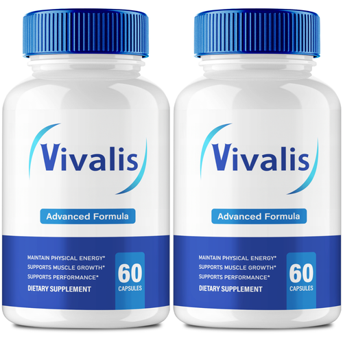 (2 Pack) Vivalis for Men ed, Male Health Pills to Boost Energy ...