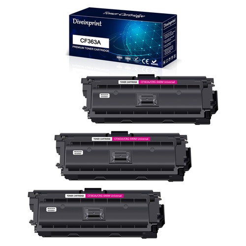 3PK CF363A Magenta Toner Cartridge for HP 508X LaserJet Enterprise ...