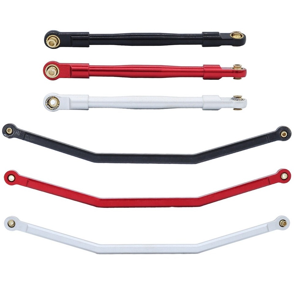 4X(Metal Steering Rod Link Rod for AXIAL RBX10 Ryft 1/10 RC Crawler ...