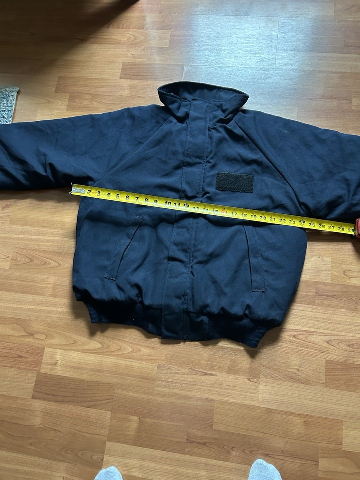 USN US Navy Shipboard Cold Weather Flame Resistant Jacket Blue Size ...