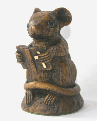 Church Mouse Bible Ornament Cute Unique Mice Gift Collectable Cathedral ...
