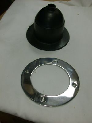 CHEVY BOMBS SHIFTER BOOT TRIM RING CHROME 30'S 40'S JUST THE RING | eBay