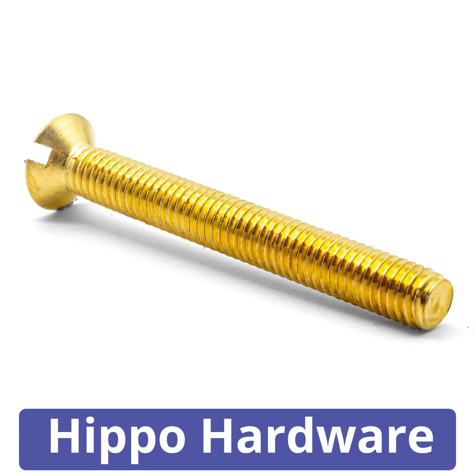 Solid Brass Slotted Countersunk Machine Screws Slot Csk Head Bolt M3 M4 ...