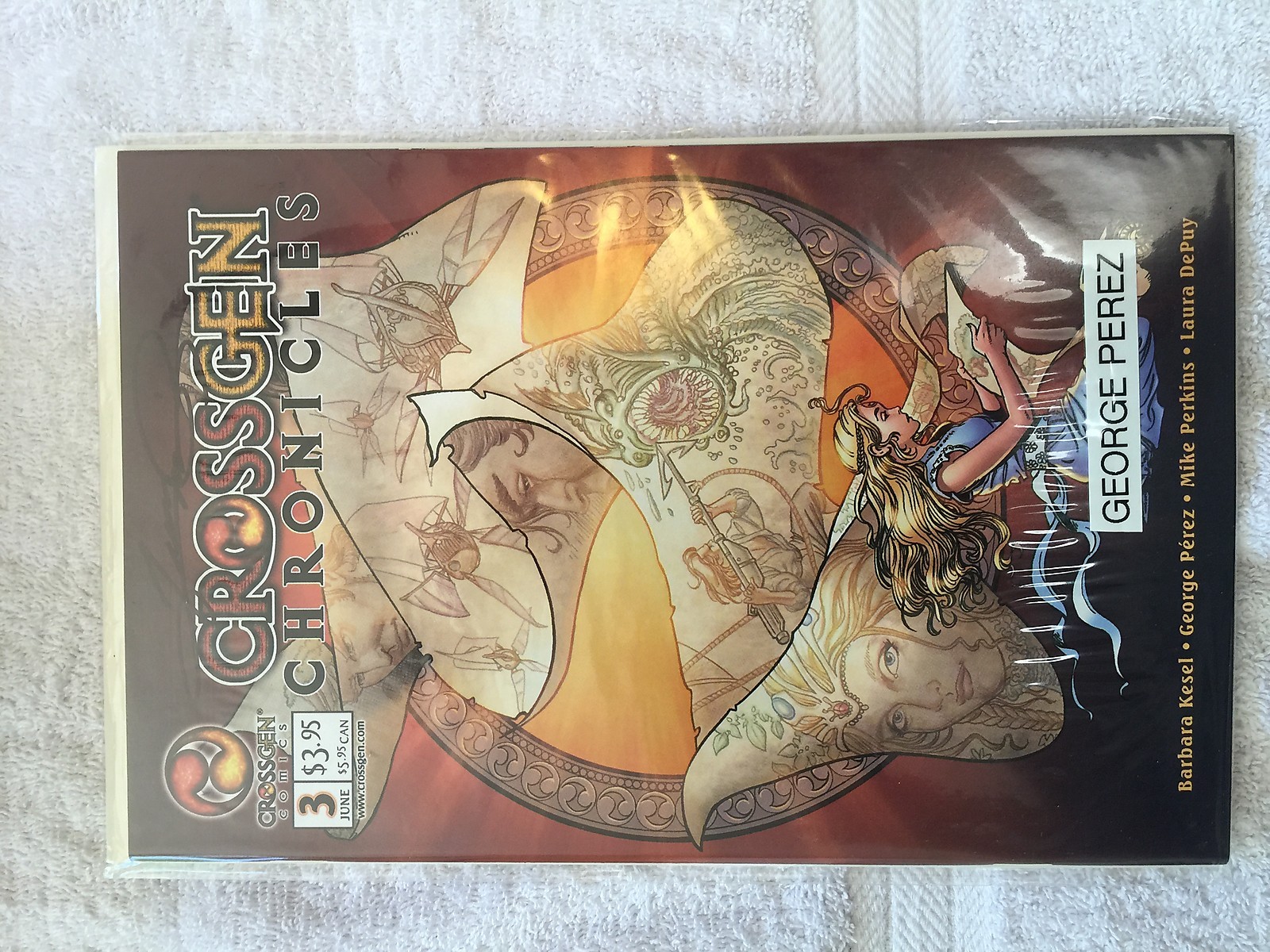 CROSSGEN CHRONICLES # 3 signed by GEORGE PEREZ | eBay