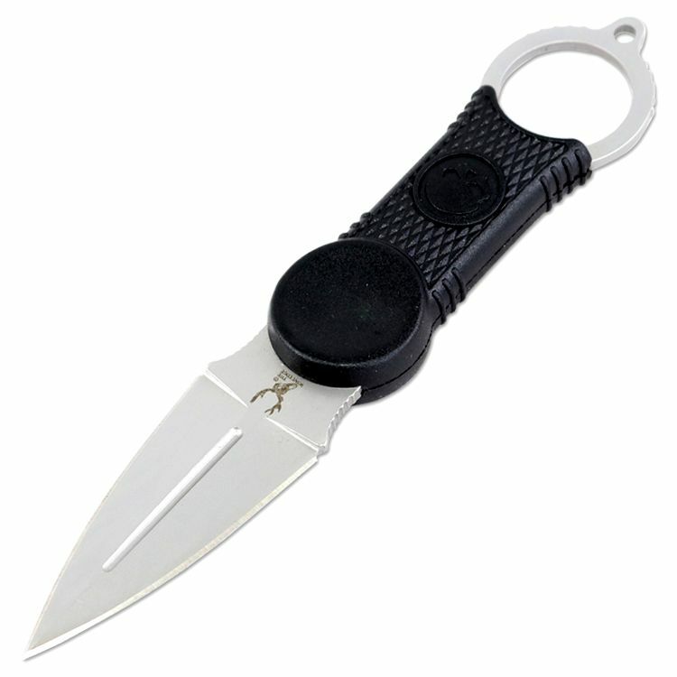 Tactical Concealed Carry Fixed Blade Neck Boot Knife Finger Ring ABS ...