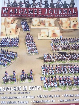 WARGAMES JOURNAL - ISSUE 4- NAPOLEON IN EGYPT-WARGAMES MAGAZINE | eBay