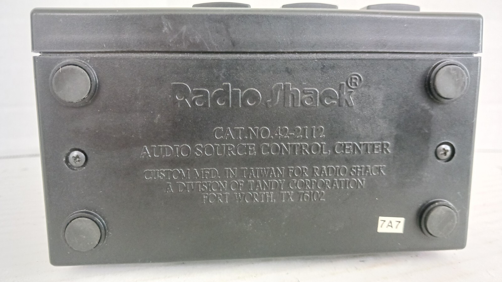 Radio Shack Realistic Stereo Audio Selector Cat No 42-2110 3 Device RCA ...