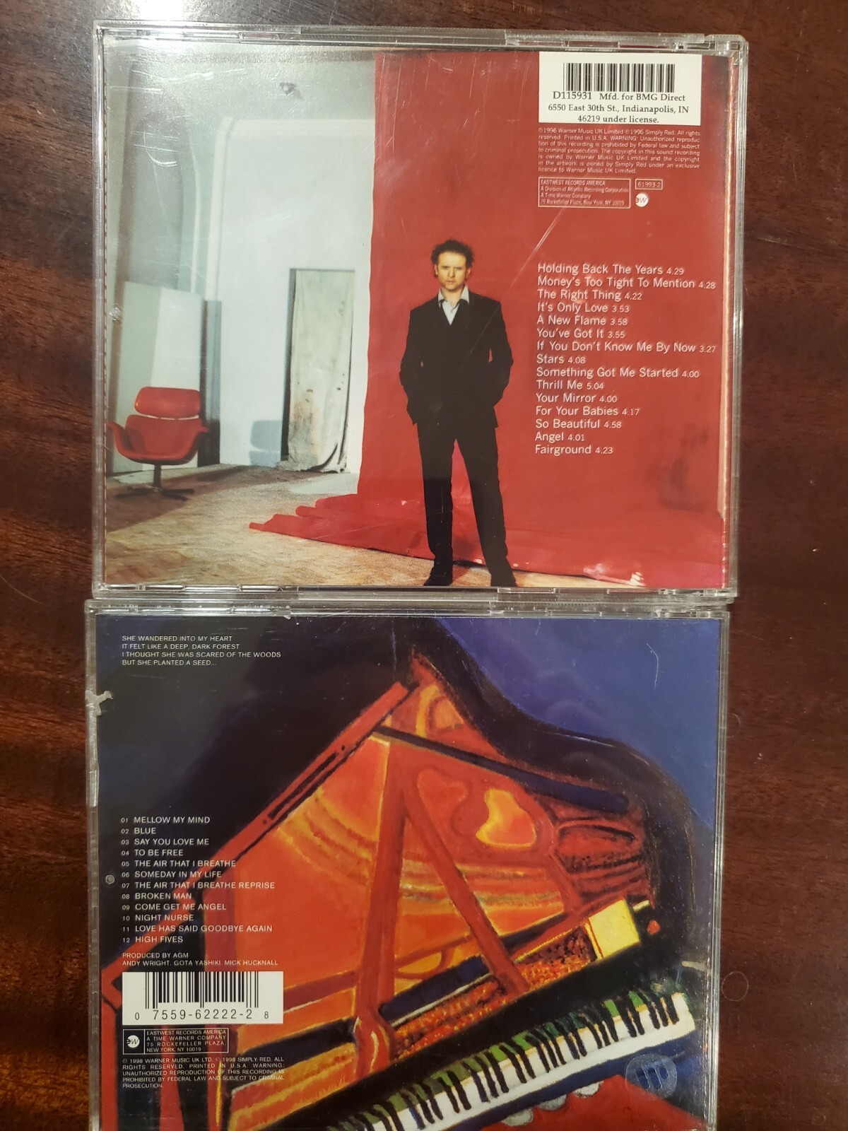SIMPLY RED - GREATEST HITS and Simply Red Blue - 2 CDs 706301655221 | eBay