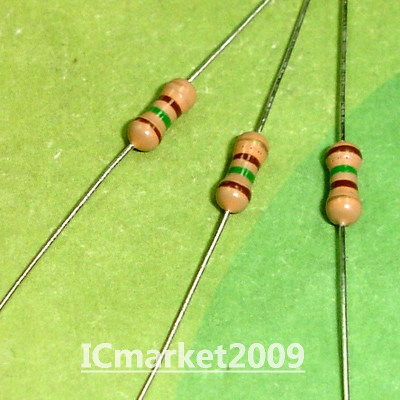 500 PCS 1/4W-150R ±5% 1/4 WATT 150 Ohm 150Ohm CARBON FILM RESISTOR 0 ...