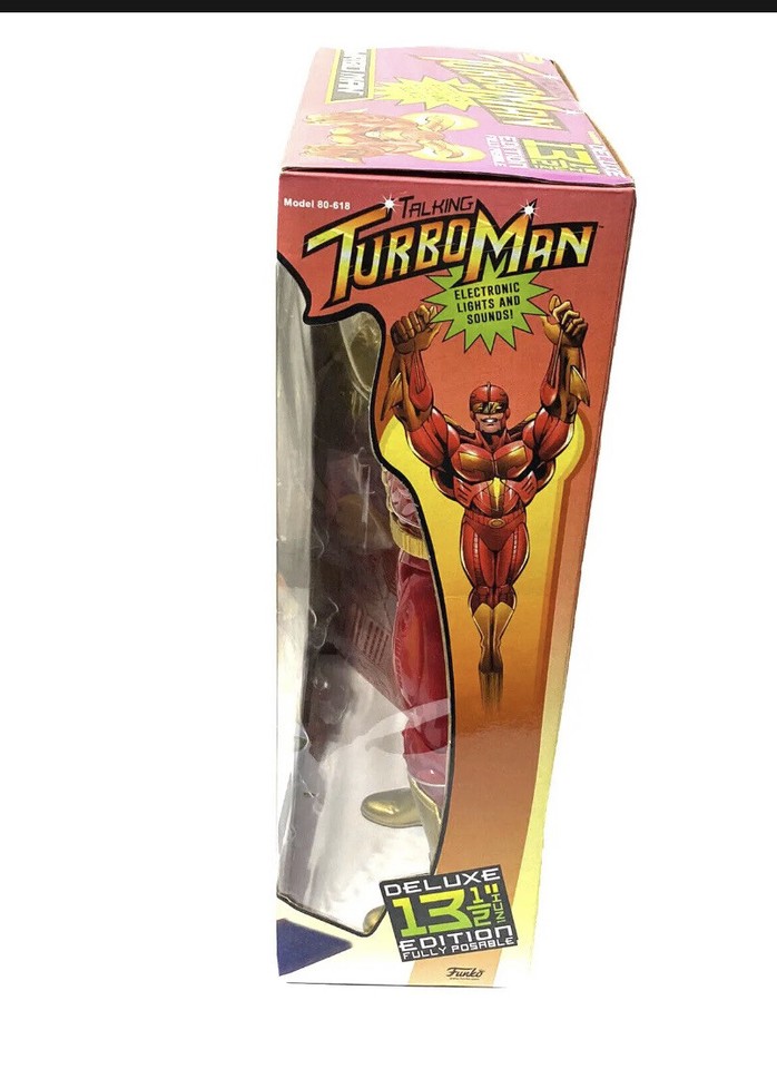 JINGLE ALL THE WAY WORKING / TALKING TURBO MAN ACTION FIGURE NIB BOX ...