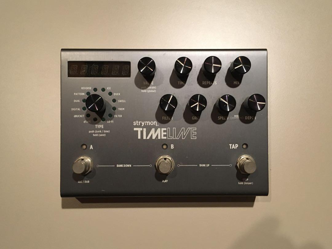 Strymon TIMELINE Delay Guitar Effects Pedal dTAPE dBUCKET Stereo In ...