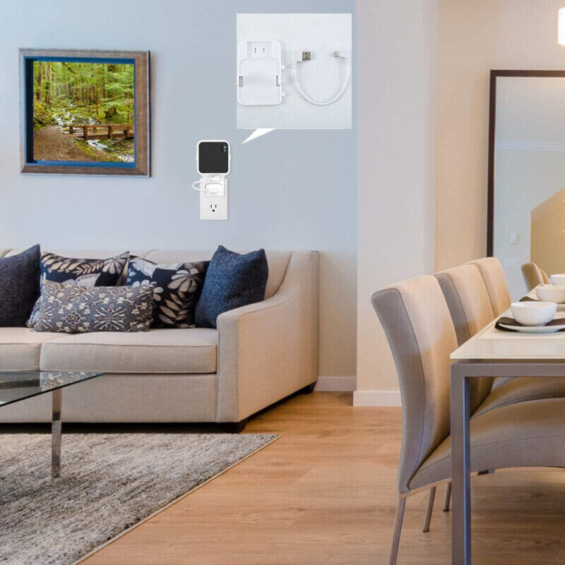 Wall Mount Bracket Indoor/Outdoor Outlet Hanger Fit For Blink Sync ...