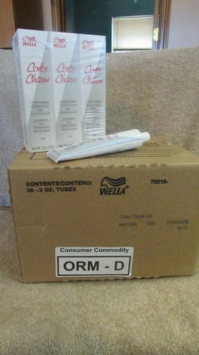 Lot of 34 Wella Color Charm Conditioning Permanent Gel Haircolor - 5WR ...