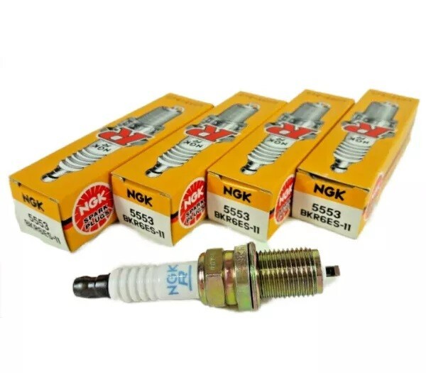 Set of 4 Pre-Gapped Spark Plugs NGK Standard Resistor OEM Performance ...