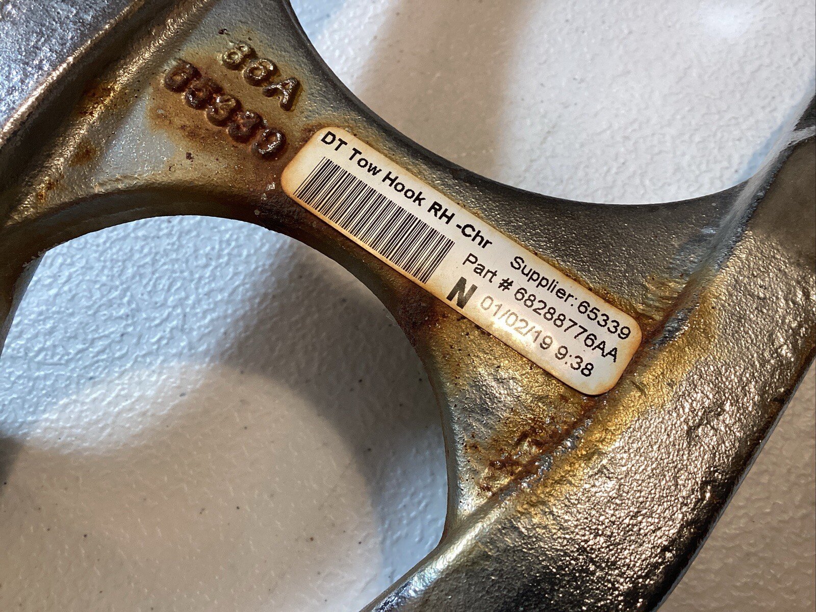 2019-21 RAM 1500 DT CHROME RIGHT FRONT TOW HOOK OEM 68288776AA | eBay