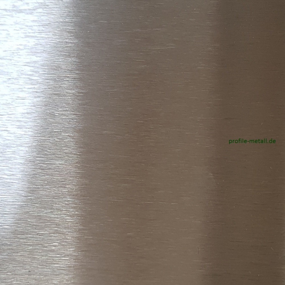 Edelstahl Blech V2A 1.4301 Platte Blechstreifen K240 geschliffen Tafel ...